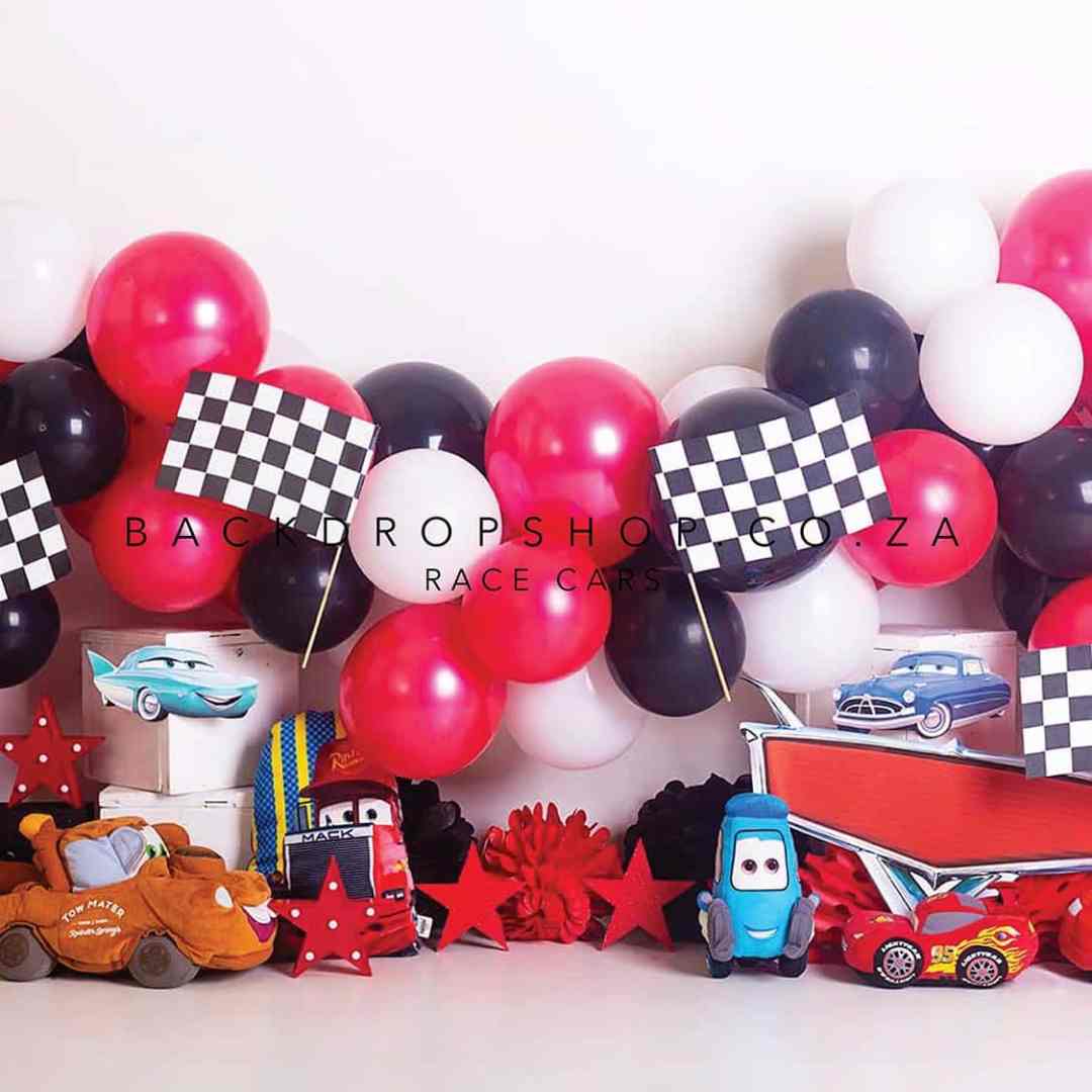 RACE CARS BACKDROP – Backdrop Shop