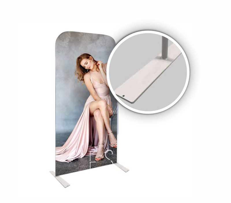 Slimline Banner wall 1600 X 800mm – Any design or print of your choice – Backdrop Shop