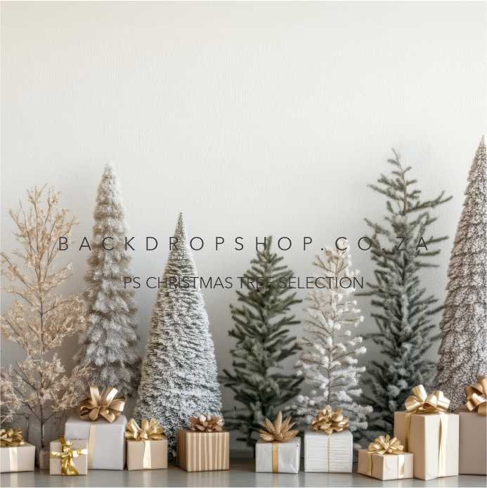 PS Christmas tree selection – Backdrop Shop